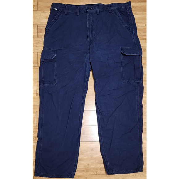 Carhartt | Pants | Carhartt Pants Mens Sz 44x32 Navy Blue Fr Flame ...